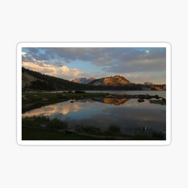 "Lake Virginia Reflection, California" Sticker for Sale by MH65Designs ...