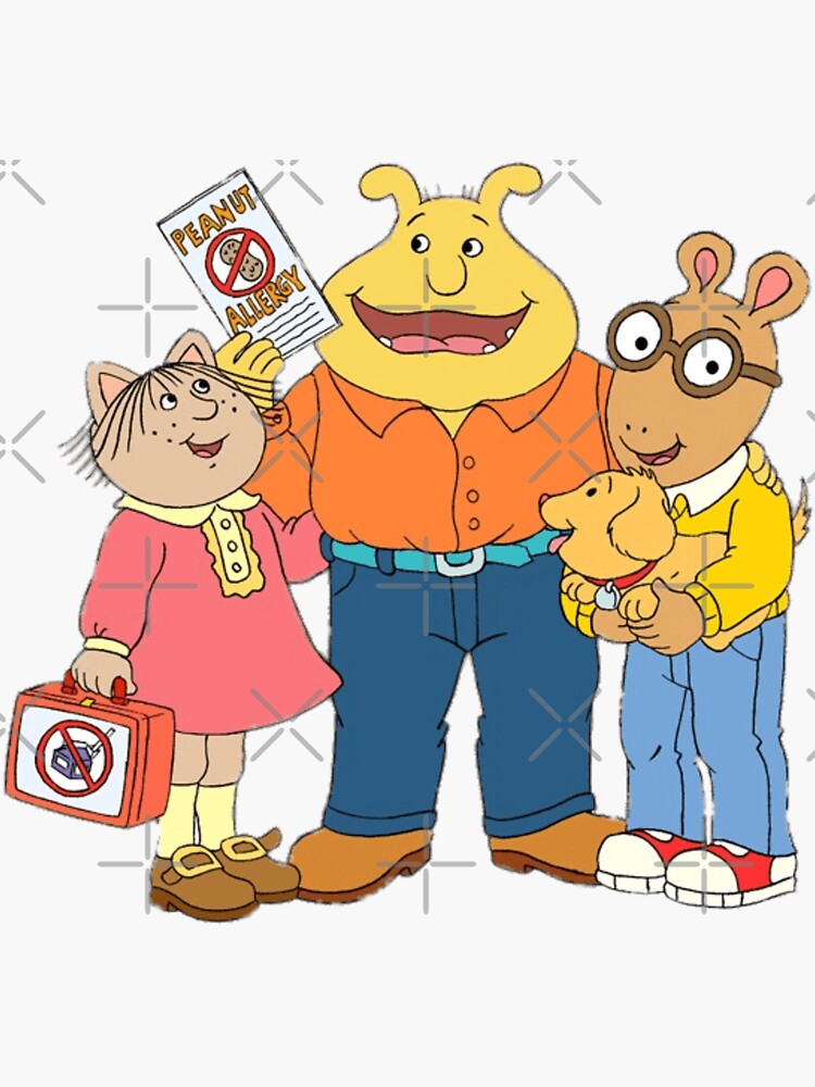 "Arthur and Friends" Sticker for Sale by vara-store | Redbubble