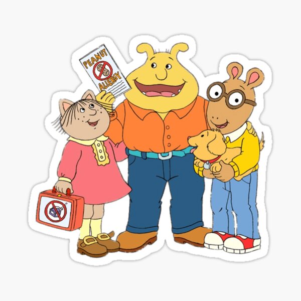 "Arthur and Friends" Sticker for Sale by vara-store | Redbubble