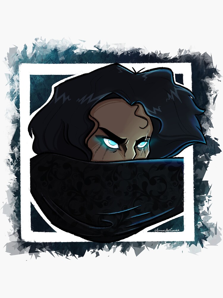 "The fallen raven " Sticker for Sale by iconnickart | Redbubble