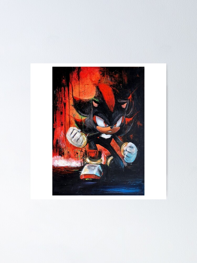 "Shadow the hedgehog " Poster for Sale by Shopclubdesign | Redbubble