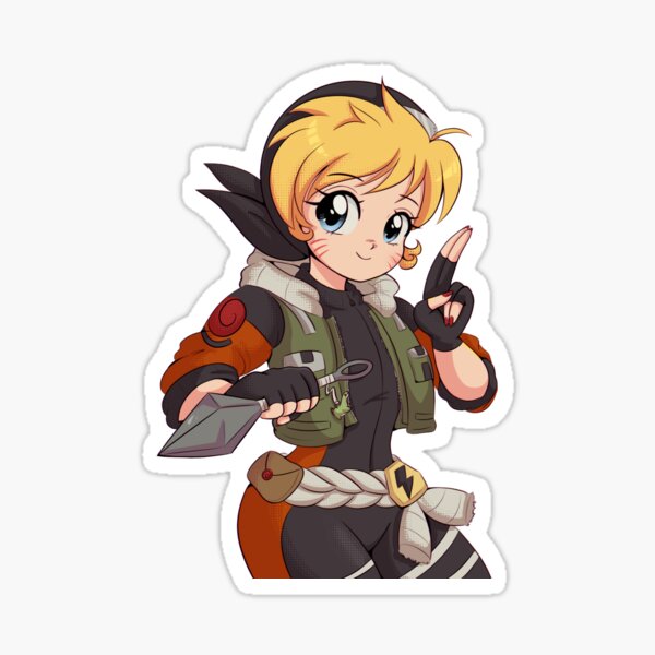 "Lightning Spirit Wattson" Sticker for Sale by Chellyko | Redbubble