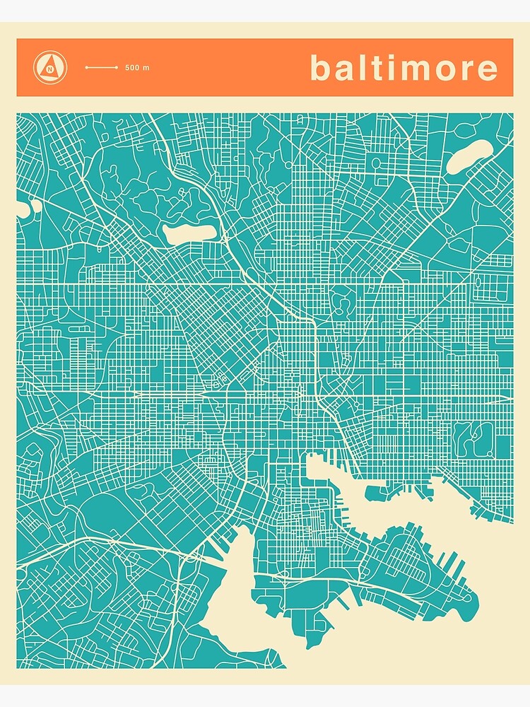 Baltimore County Street Map Printable