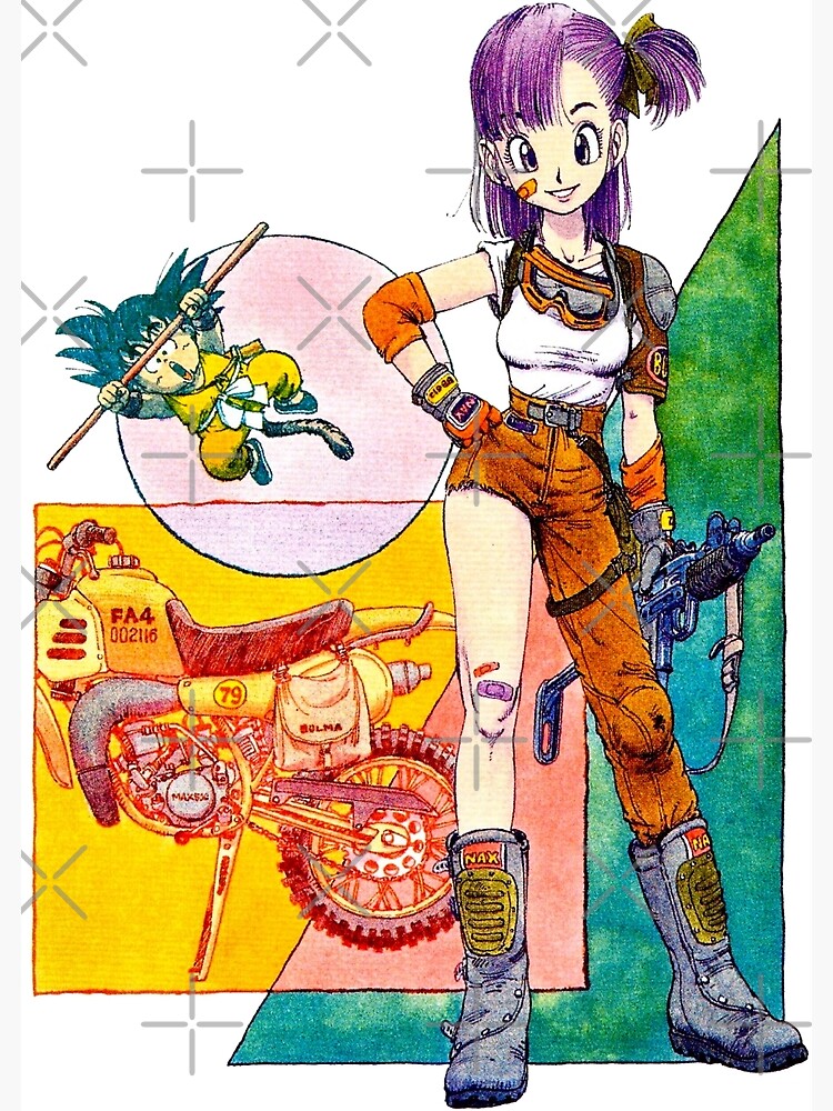 "Bulma x Goku - Dragon Ball" Poster for Sale by Yonin Designs | Redbubble