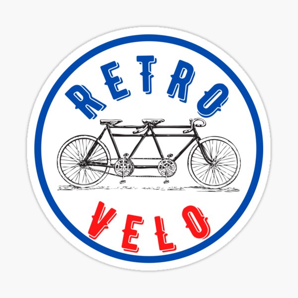 "Retro Velo | Velo | Cycling" Sticker for Sale by mattades | Redbubble