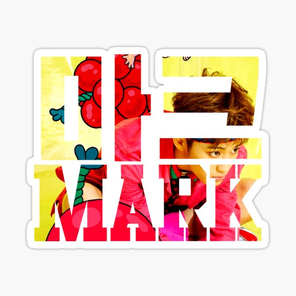 "NCT 127 Mark Cherry Bomb 02" Sticker by nurfzr | Redbubble