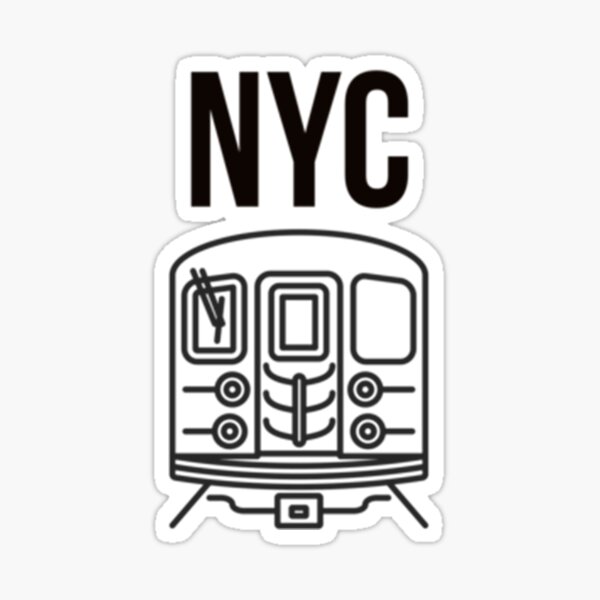 "NYC Subway Art " Sticker for Sale by BojjiCol | Redbubble
