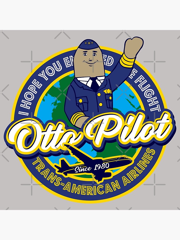 "Otto Pilot Airplane Pilot" Poster for Sale by alhern67 | Redbubble