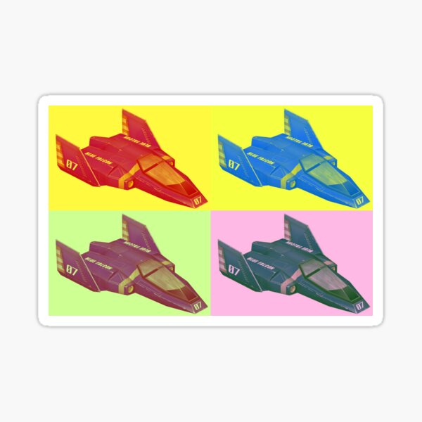 "Blue Falcon Pop Art" Sticker for Sale by arinthegr8 | Redbubble