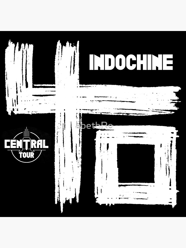 "indochine logo central tour 2022 masjulai" Poster for Sale by abethRo ...