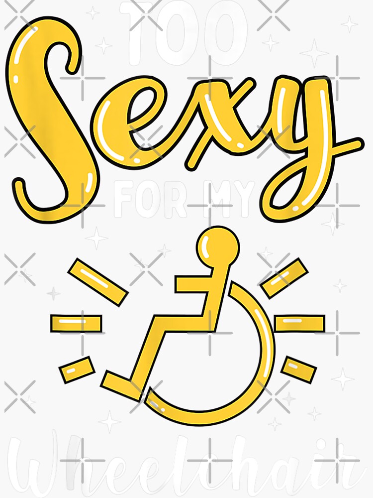 "Handicap Funny Wheelchair Amputee" Sticker for Sale by loat904 | Redbubble