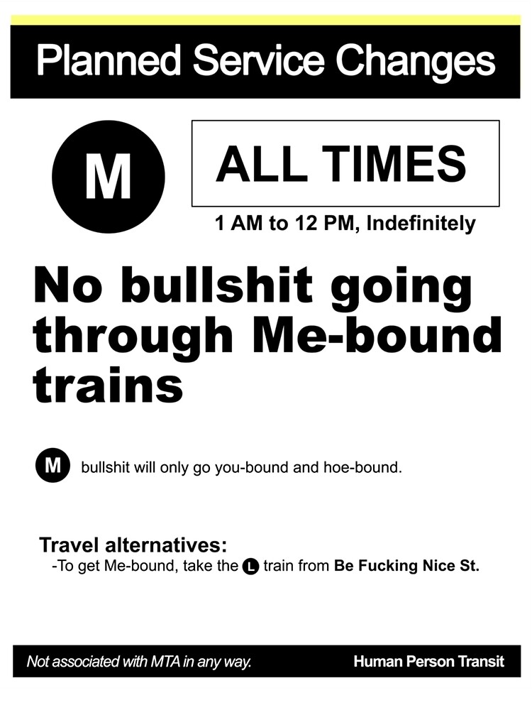 "Planned Service Changes " Poster for Sale by BojjiCol | Redbubble