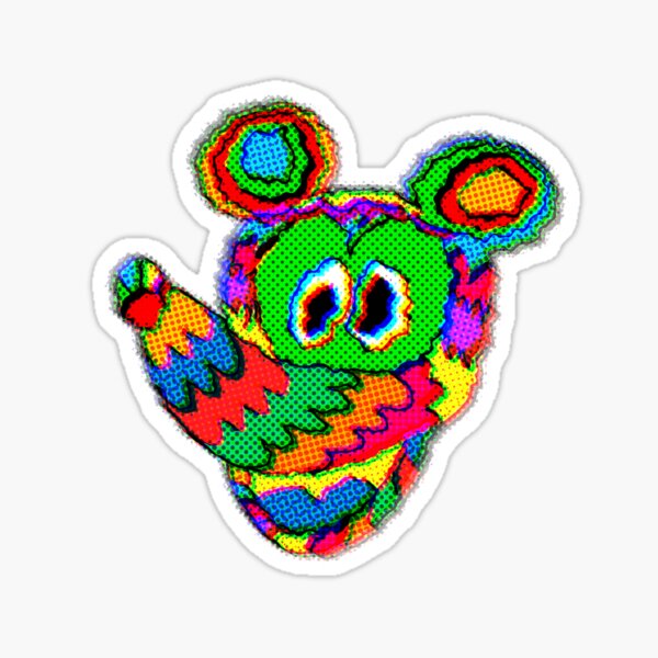 "Trippy Mouse" Sticker for Sale by FloronicWitch | Redbubble