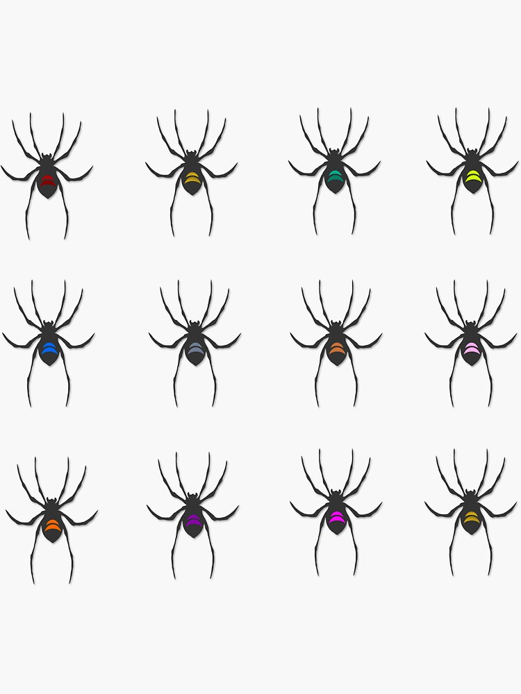 "Halloween Spider Army Pack" Sticker for Sale by HalloweenThings ...