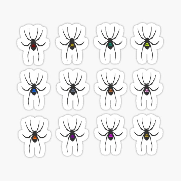 "Halloween Spider Army Pack" Sticker for Sale by HalloweenThings ...