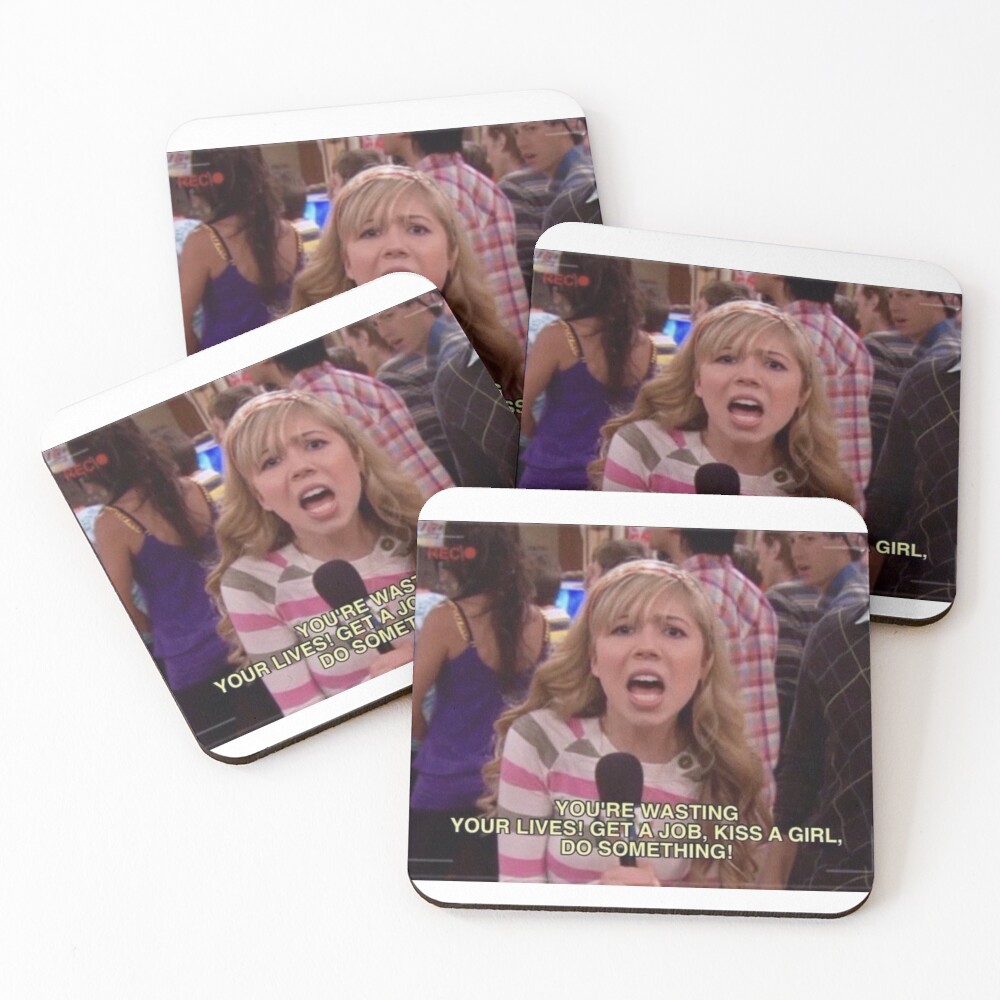 "icarly- you're wasting your lives!" Sticker for Sale by ...