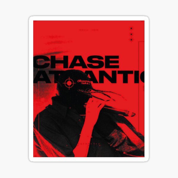 "Chase Atlantic Red Poster" Sticker for Sale by marquesitac | Redbubble