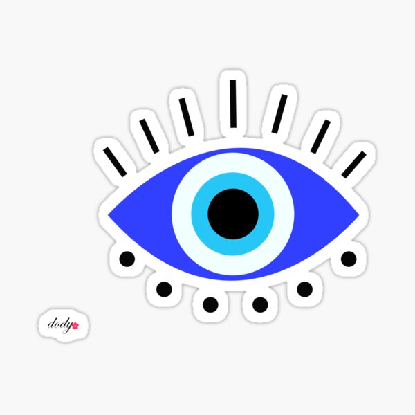 "blue eye" Sticker for Sale by dimai | Redbubble