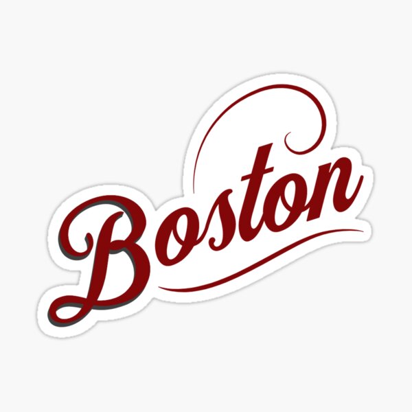 "Boston Massachusetts" Sticker for Sale by Destination88 | Redbubble