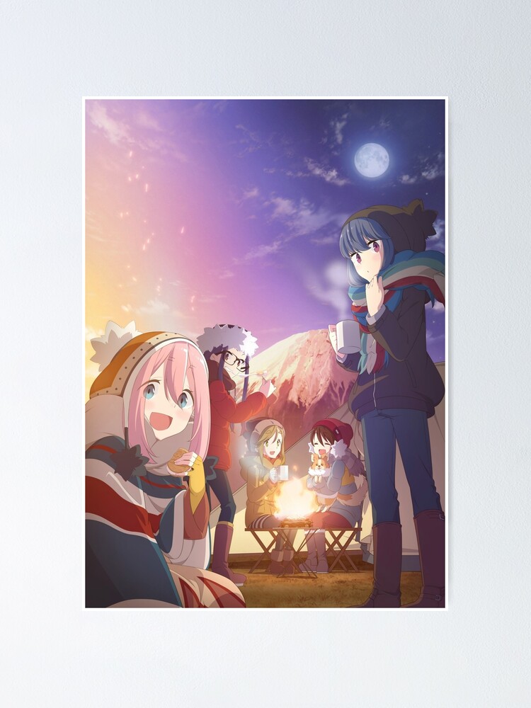 "Laid Back Camp" Poster for Sale by OtakuWord | Redbubble