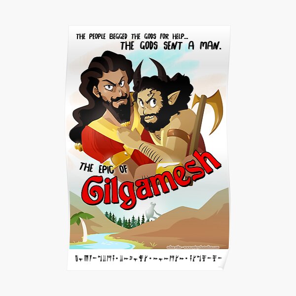 "The Epic of Gilgamesh poster" Poster for Sale by EpicycleStudios ...