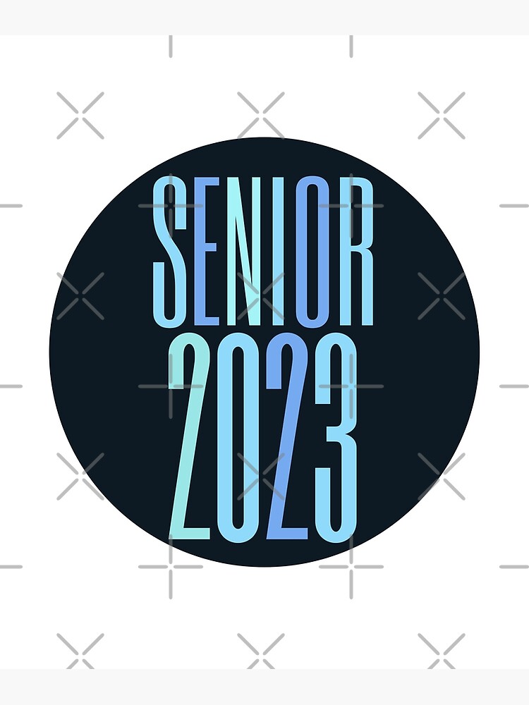 " Senior 2023" Poster for Sale by BronikowskiART | Redbubble