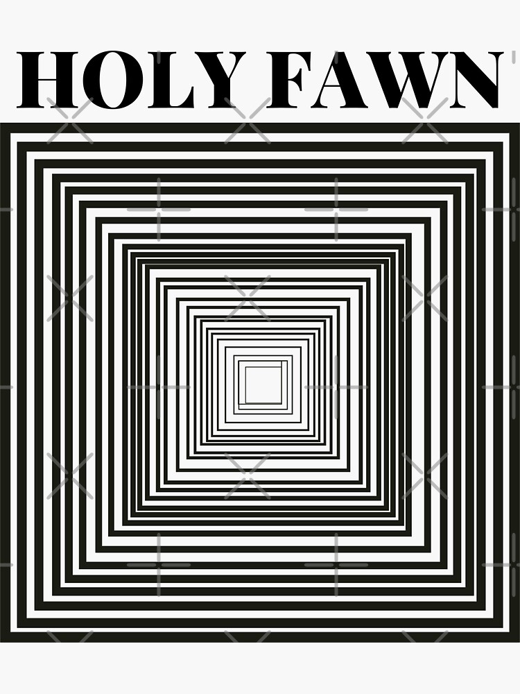 "Holy fawn" Sticker for Sale by ideamake | Redbubble