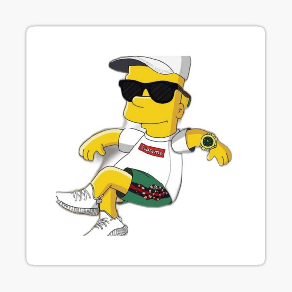"simpsons" Sticker for Sale by Best87 | Redbubble