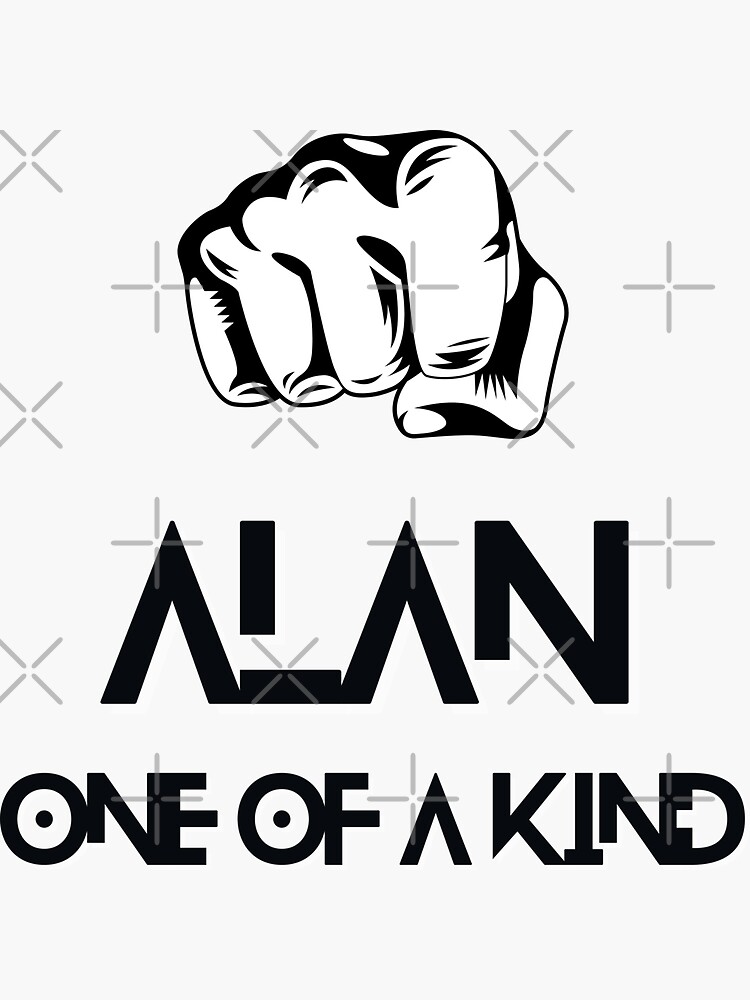 "Alan Name One of a Kind Birthday Anniversary, Appreciation Gift ...