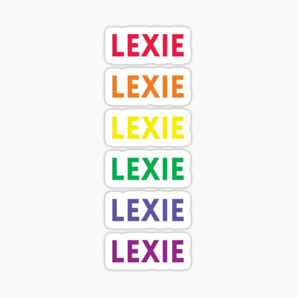 "Love Girlfriend Parade Pride Activist Lexie" Sticker for Sale by ...