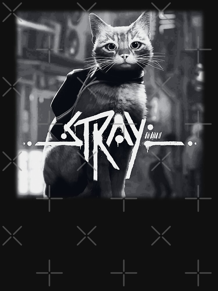 "Stray Game Cat" T-shirt for Sale by NasoYaslo | Redbubble | stray game ...