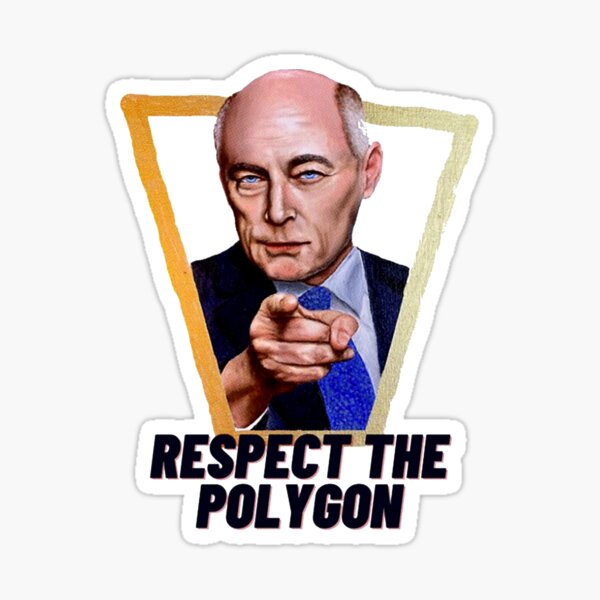 "Respect the Polygon with words by Robetsruf" Sticker for Sale by ...