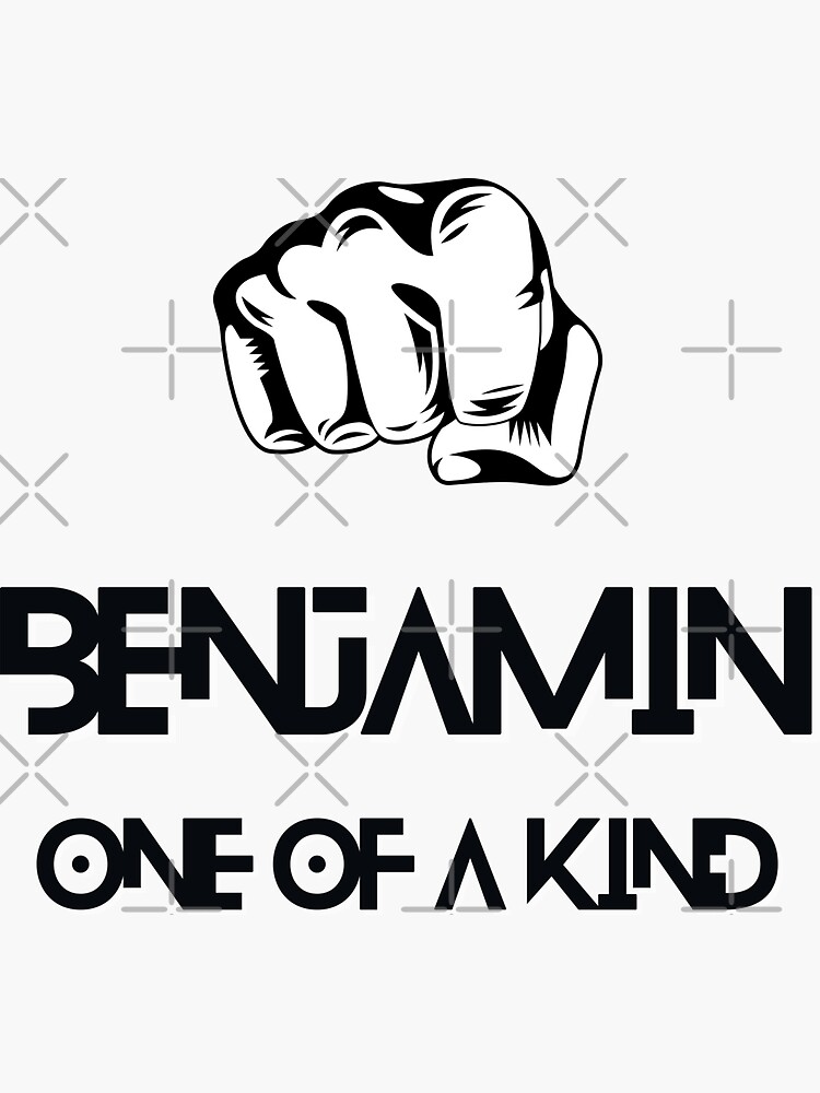 "Benjamin Name One of a Kind Birthday Anniversary, Appreciation Gift ...