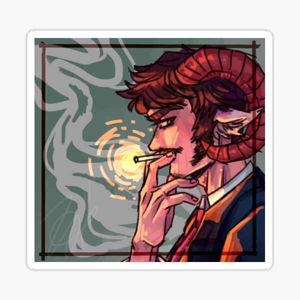 "Jschlatt Smoke Portrait" Sticker for Sale by ghostgraffitii | Redbubble