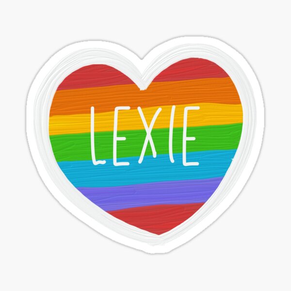 "Love Girlfriend Parade Pride Activist Lexie" Sticker for Sale by ...