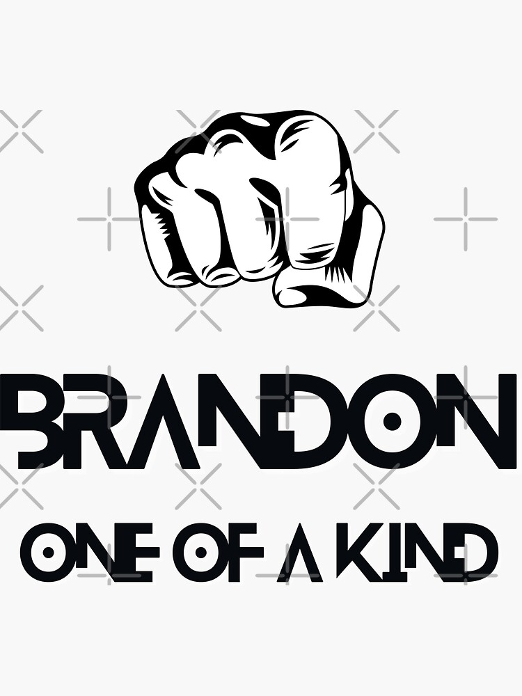 "Brandon Name One of a Kind Birthday Anniversary, Appreciation Gift ...