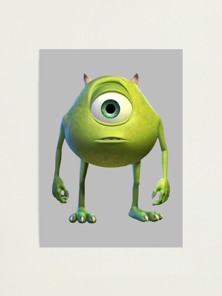 "Not Meme Mike Wazowski" Photographic Print for Sale by tttatia | Redbubble