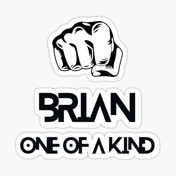 "Brian Name One of a Kind Birthday Anniversary, Appreciation Gift ...