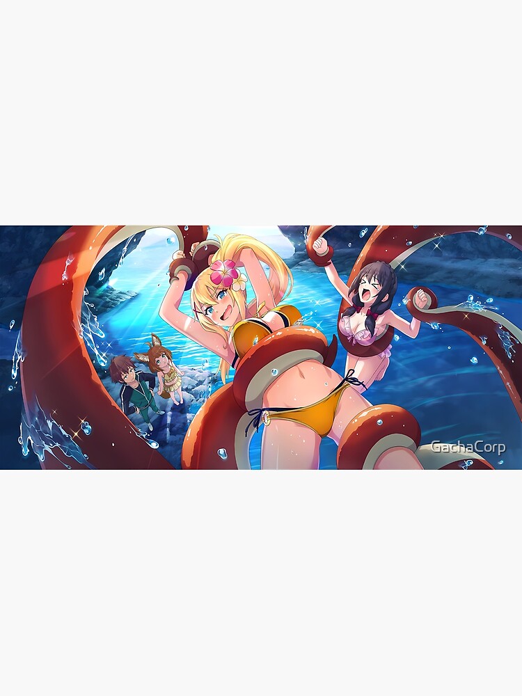 "[KonoSuba] Darkness - Beach Day" Poster for Sale by GachaCorp | Redbubble