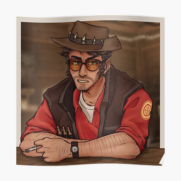 "TF2 Sniper" Poster for Sale by ghostgraffitii | Redbubble