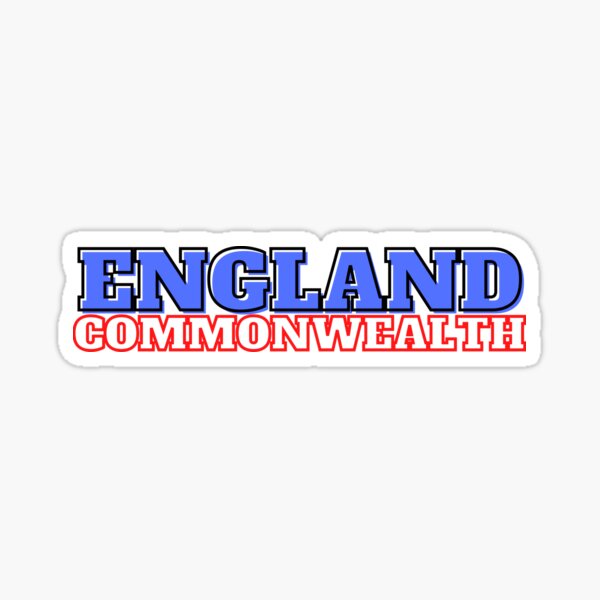 "England Commonwealth" Sticker for Sale by TheArtOfClothes | Redbubble