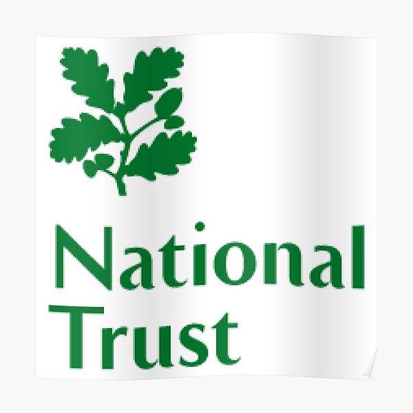 "National Trust logo not English Heritage in green" Poster for Sale by ...