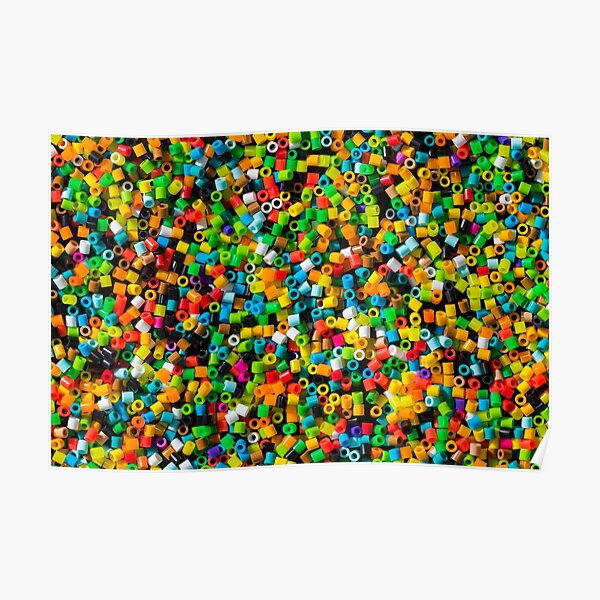 "Perler Beads" Poster by HectorCantres | Redbubble