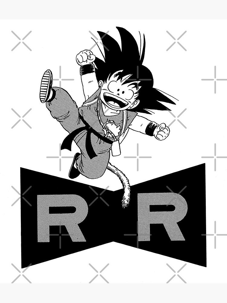 "Goku x Red Ribbon Army" Poster for Sale by Pyramid-Designs | Redbubble