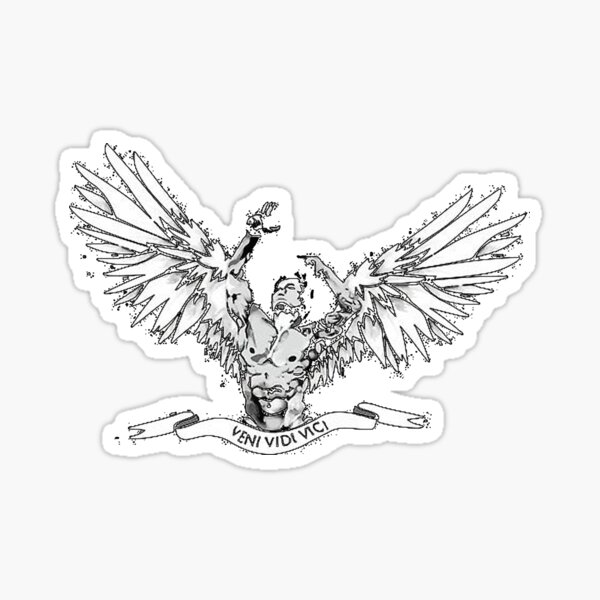 "Zyzz - Angel" Sticker for Sale by DanteRosinante | Redbubble