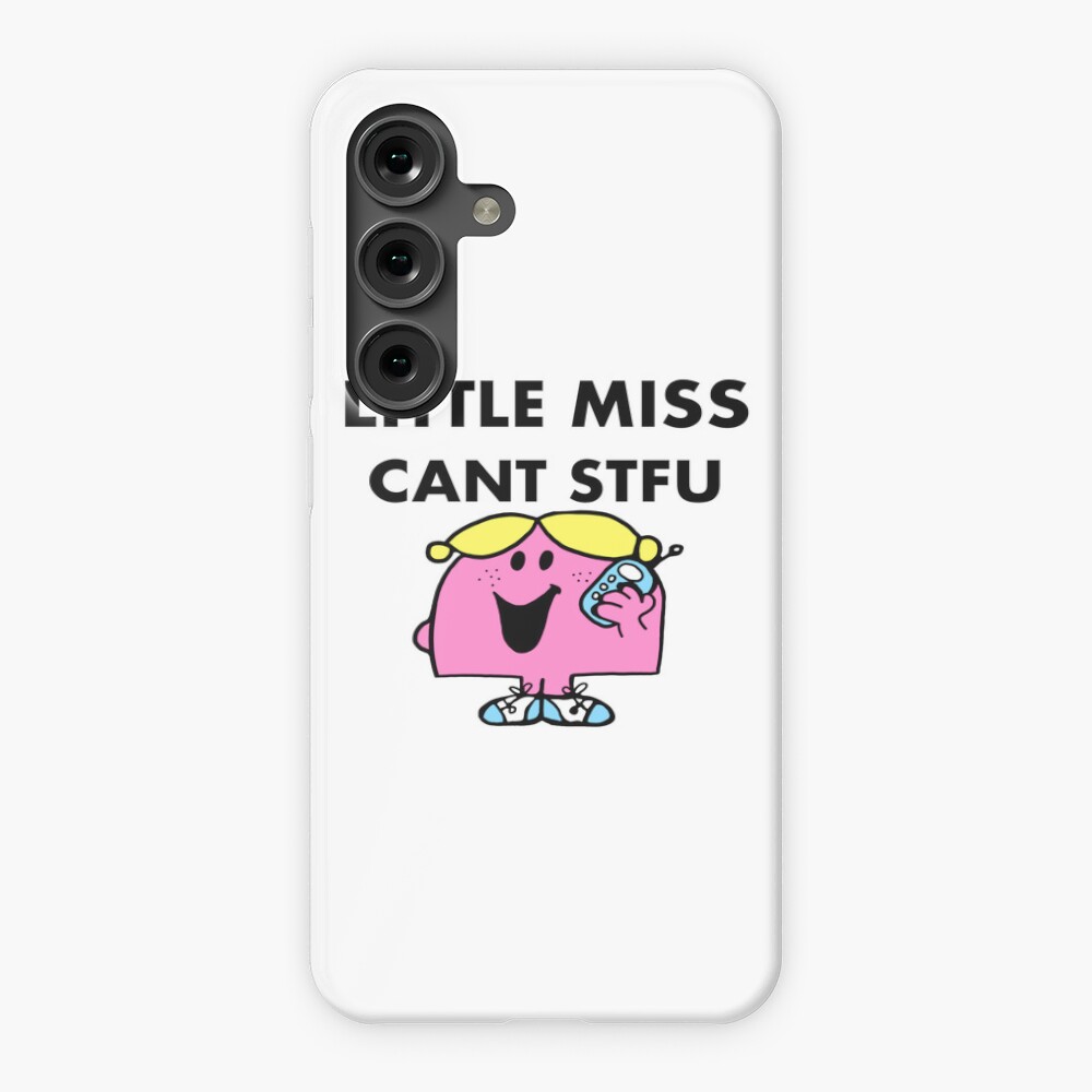 "little miss cant stfu sticker" Sticker for Sale by feliciadesigns ...