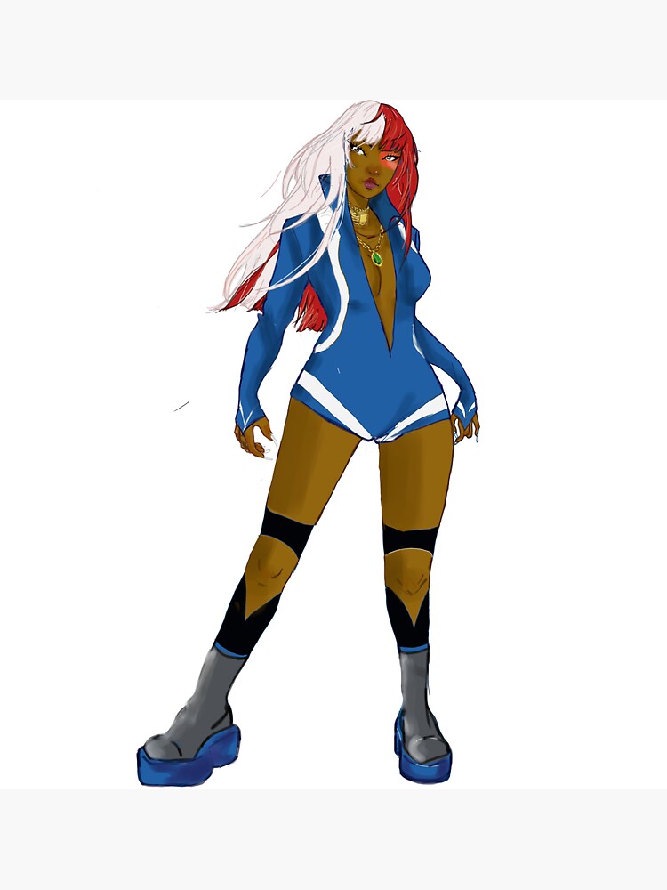 "Megan Thee Stallion Todoroki Cosplay Fanart" Sticker for Sale by ...