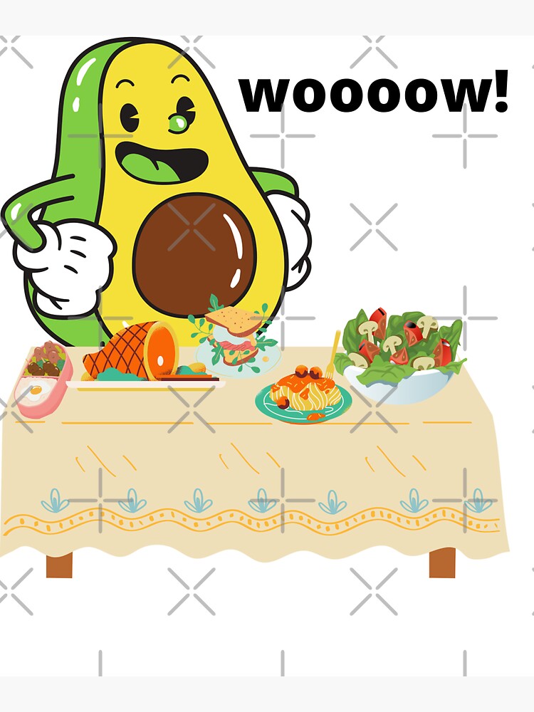 "woow! " Sticker for Sale by AyaAlice | Redbubble