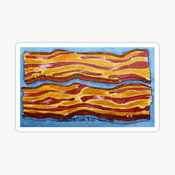 "Center Cut Bacon" Sticker for Sale by ImitationArt | Redbubble
