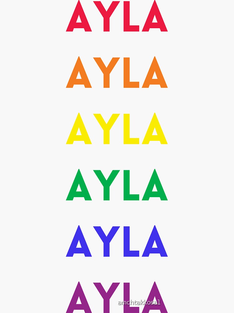 "Love Girlfriend Parade Pride Activist Ayla" Sticker for Sale by ...